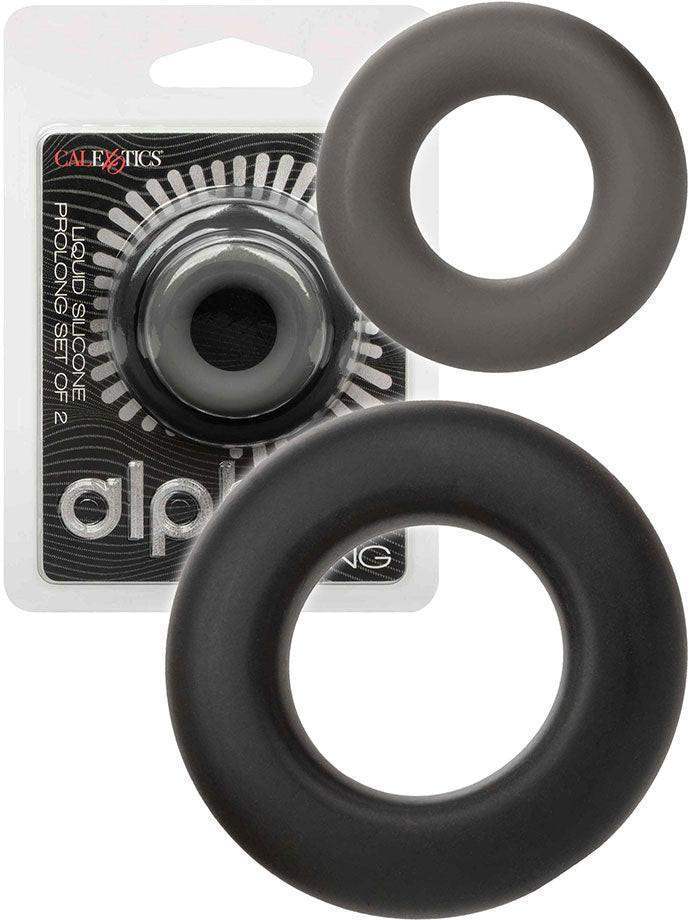 Alpha Liquid Silicone Prolong Cockring Set | JustMary.com